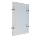 M&T Displays Wall Mount Clear Acrylic Frameless Picture Frame With ...