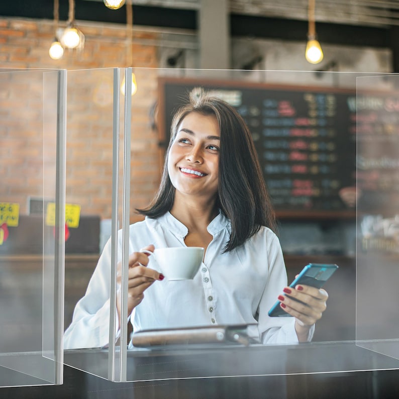 M&T Displays Foldable Sneeze Guard With Slot or Without Slot Options ...