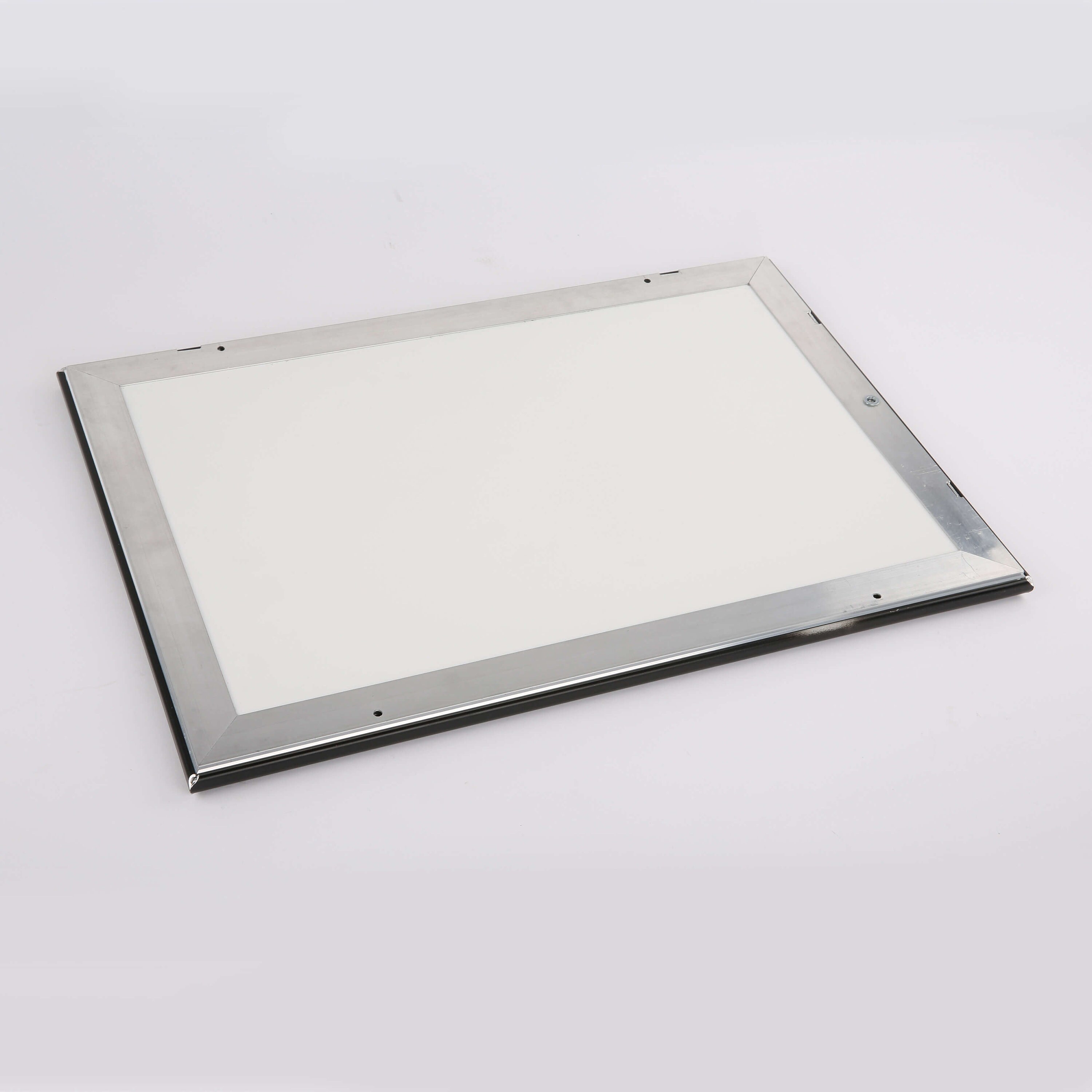 M&T Displays Lockable Weatherproof Snap Poster Frame Black Aluminum ...