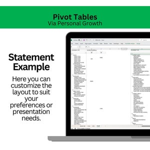 Extended Trial Balance Template: Excel File With Pivot Table - Etsy