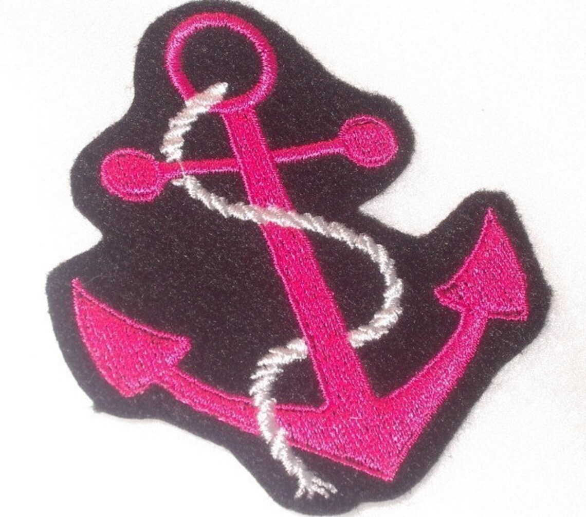 Anchor Felt Embroidery Patch - Etsy