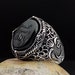 Seal of Prophet Muhammad Ring, 925 Sterling Silver, Handmade Turkish ...