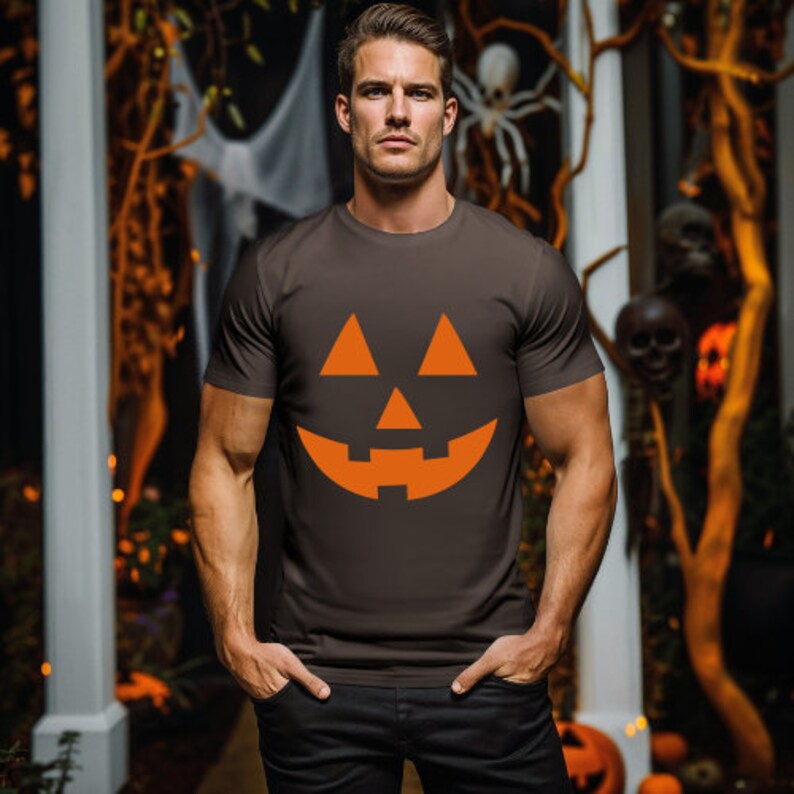 Jack O Lantern Tee, Jack O Lantern Pumpkin Face Shirt, Halloween Shirt ...