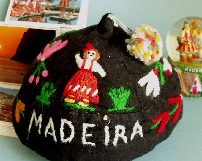 Vintage MADEIRA Portugal Folk Hat Souvenir - Etsy