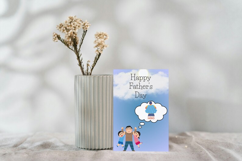 Happy Father's Day Dad Thumbs up Card, Funny Dad Father's Day Card, Dad ...