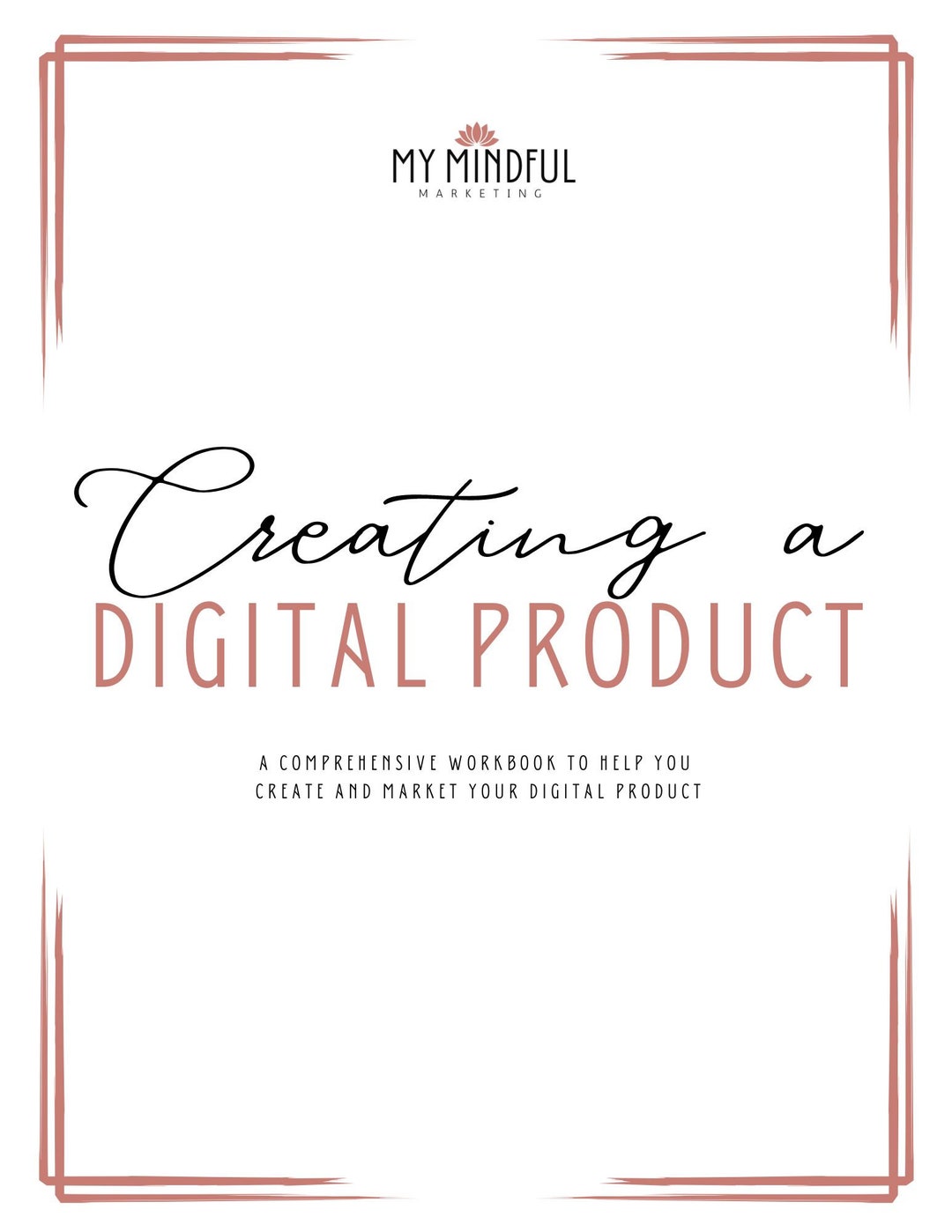 Creating a Digital Product : A Comprehensive Workbook to Help You ...