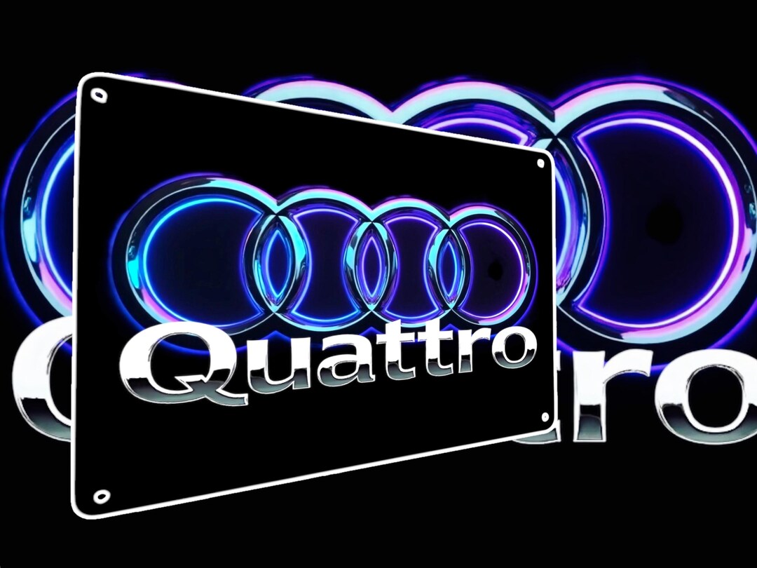 Man Cave Sign / Garage Sign / Audi Quattro / Tracked UK Delivery ...