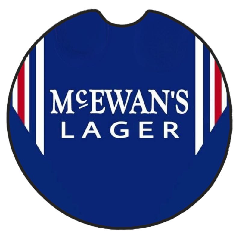 Gers Fans Gifts / Car Coasters / Vehicle Coasters / Glasgow / Rangers ...