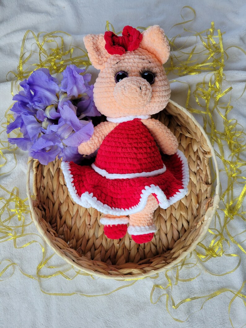 Crochet Piggy - Etsy
