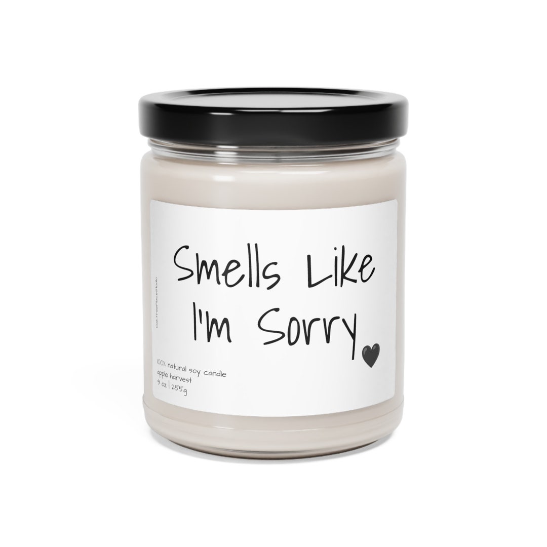 Apology Candle, Apology Gift, I'm Sorry Candle, Feel Better Candle ...
