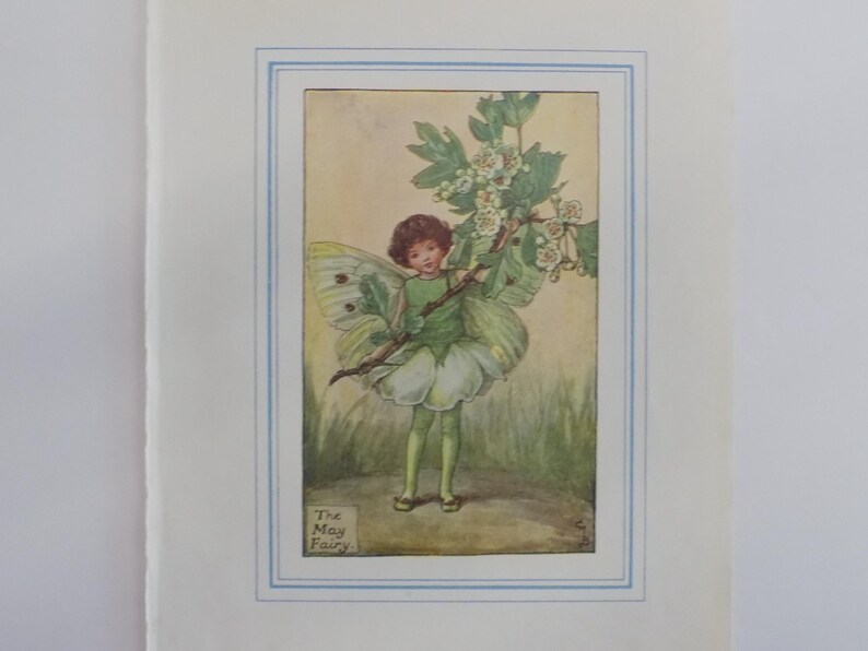 FREE SHIPPING!!!! Flower Fairies, May Fairy, Cicely Mary Barker ...