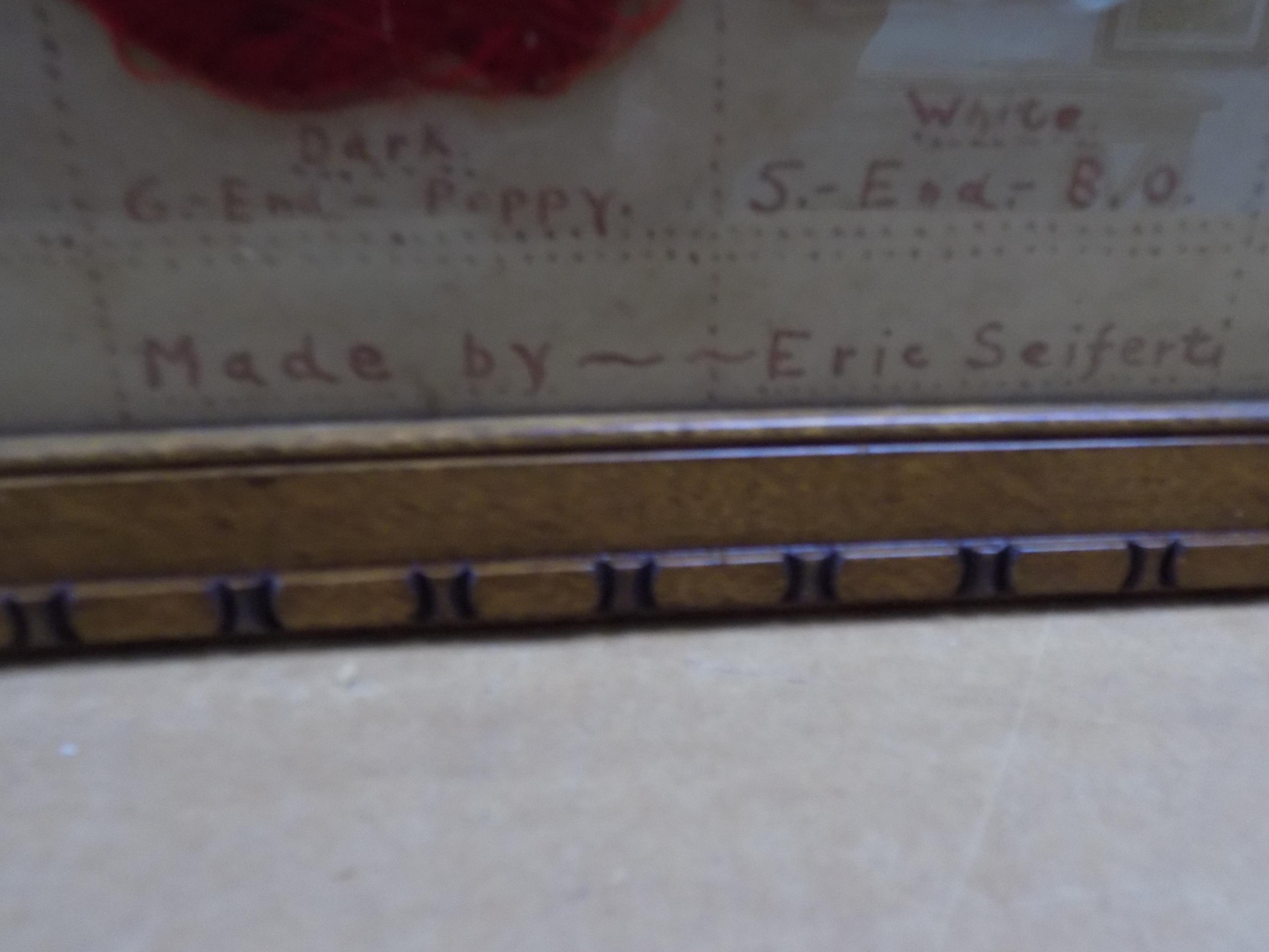 FREE SHIPPING !!! Sample Board, Thread, Silk, Cotton, Framed, Display ...