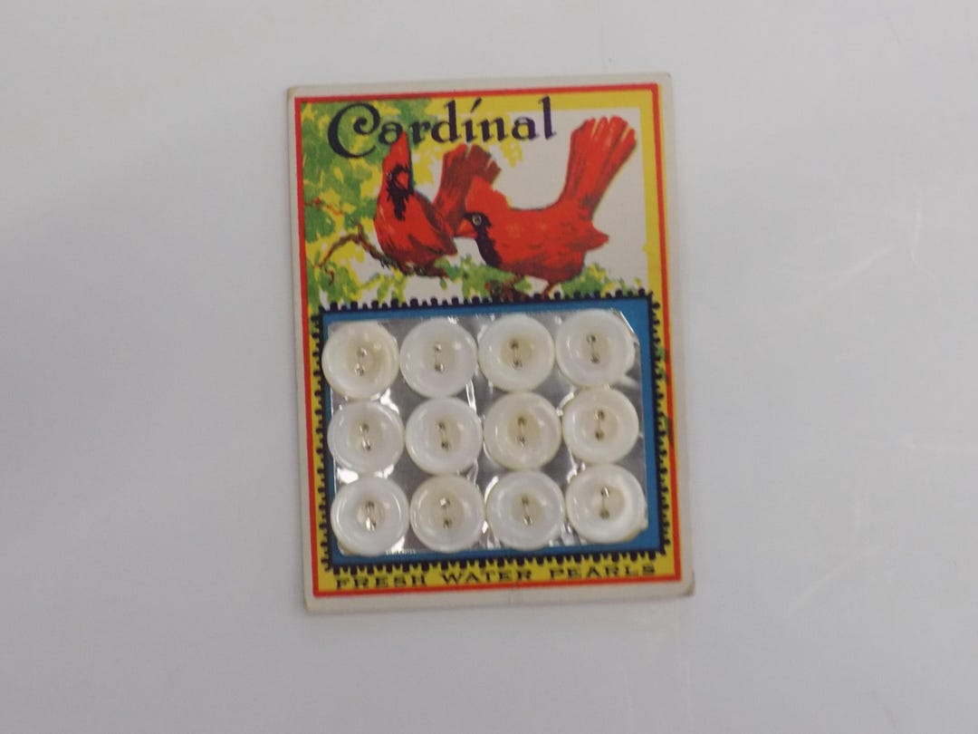 Buttons, Vintage,cardinal - Etsy
