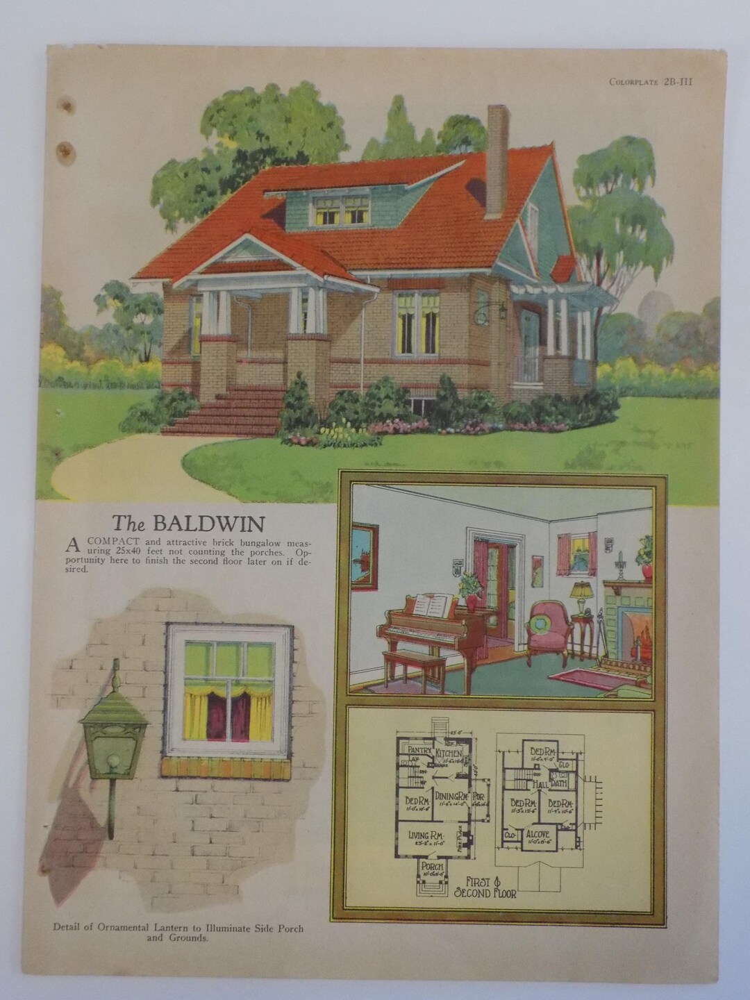 The Baldwin, Houses, Architecture, House Plans, American Builder - Etsy