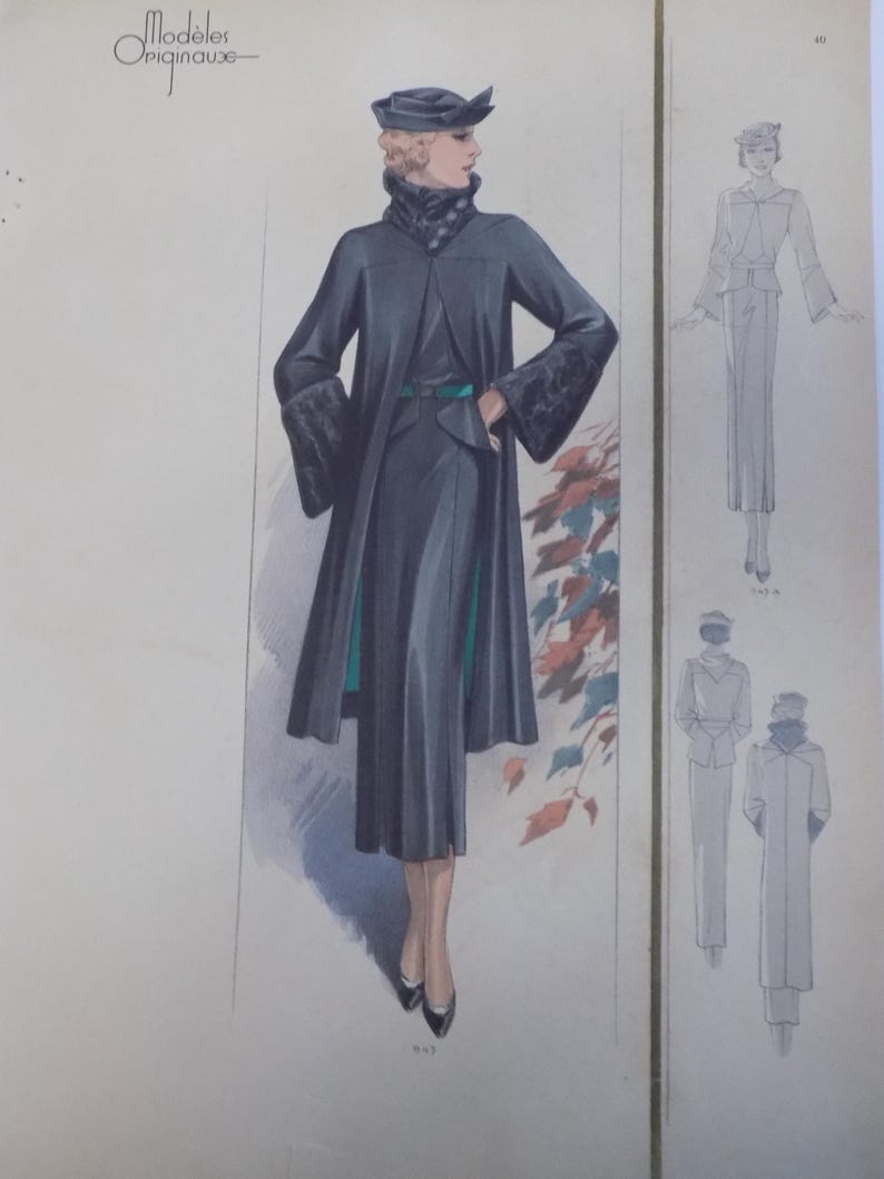 FREE SHIPPING!!!! French Fashion, Modeles Originaux, Beaux Arts Des ...
