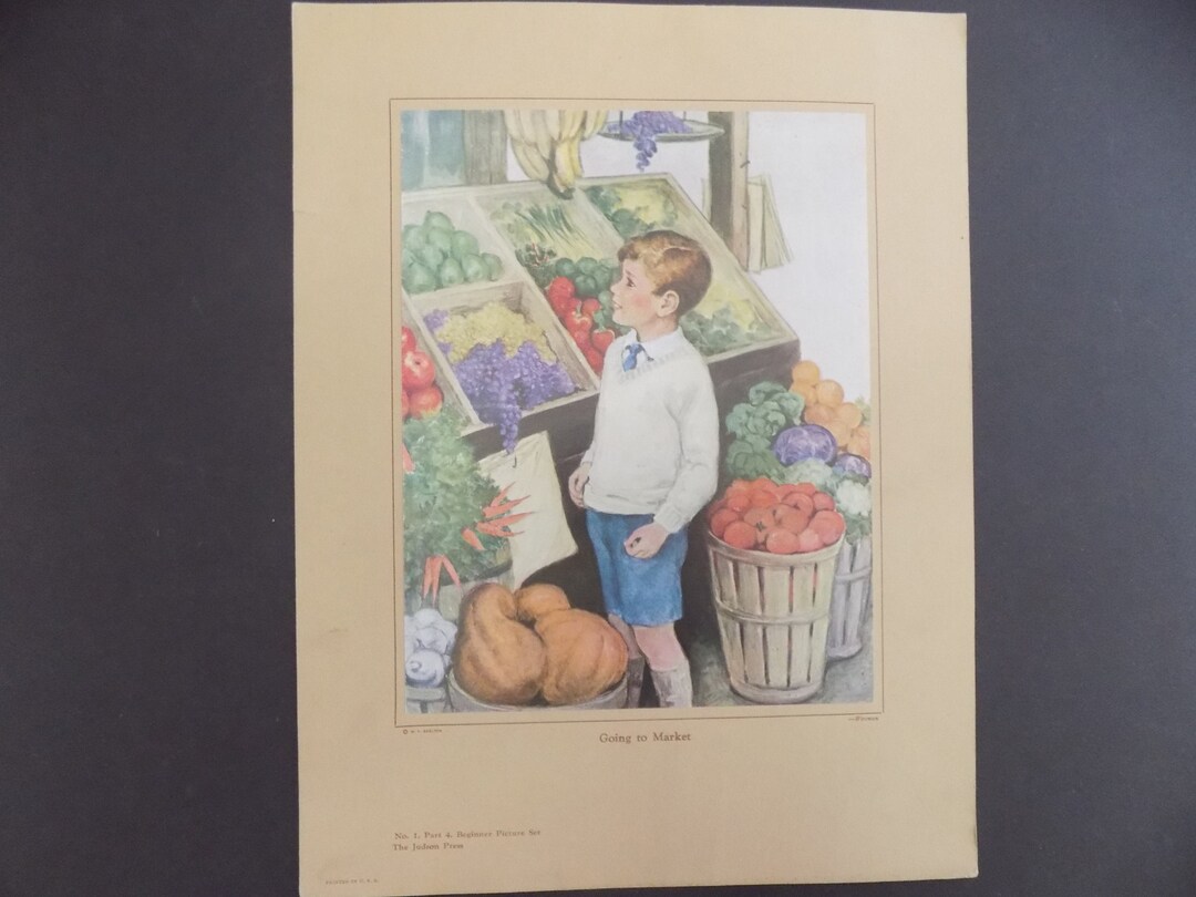 Children, Art, Prints, Vintage , 1920's - Etsy