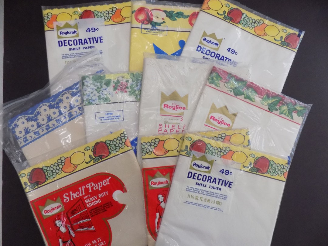 Shelf Paper, Vintage, Decorative Shelf Paper - Etsy