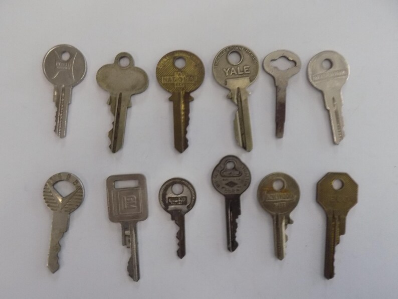 Keys, Skeleton Keys, Cabinet Keys, Luggage, Clock, House Key - Etsy