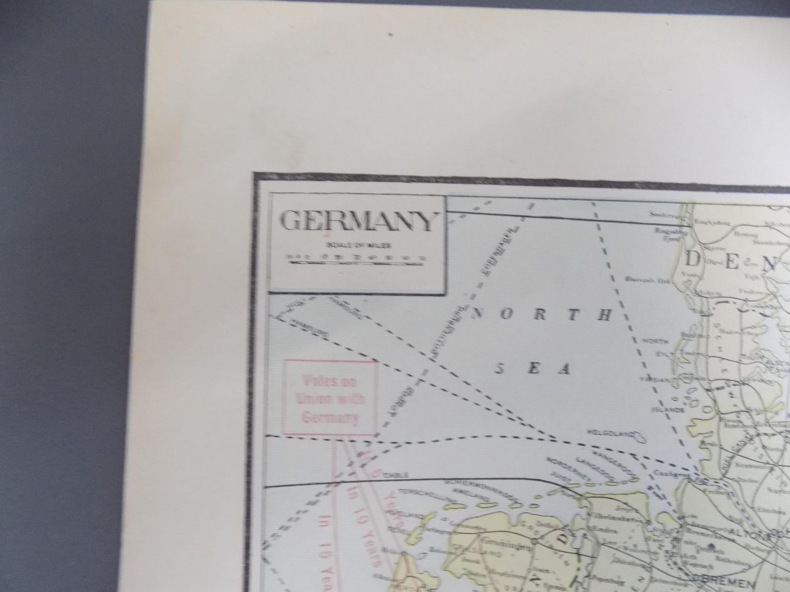 Map, Antique, Germany, Geographical Map Company - Etsy