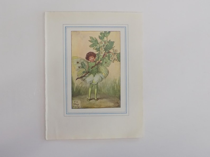 FREE SHIPPING!!!! Flower Fairies, May Fairy, Cicely Mary Barker ...