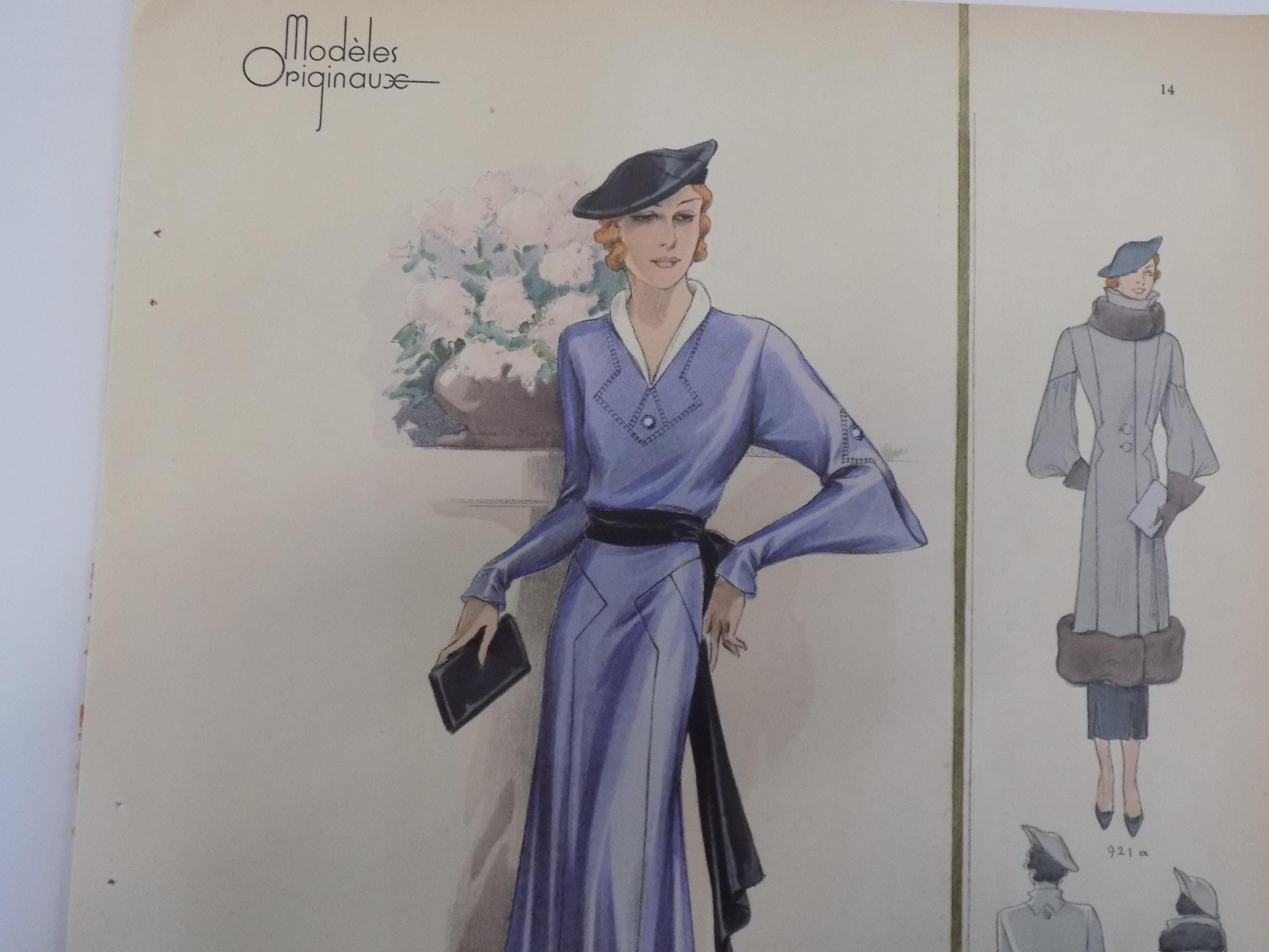 FREE SHIPPING!!!! French Fashion, Modeles Originaux, Beaux Arts Des ...