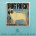 PUG ROCK Dog Records Album Style Graphic Artwork Giclee Archival Print ...