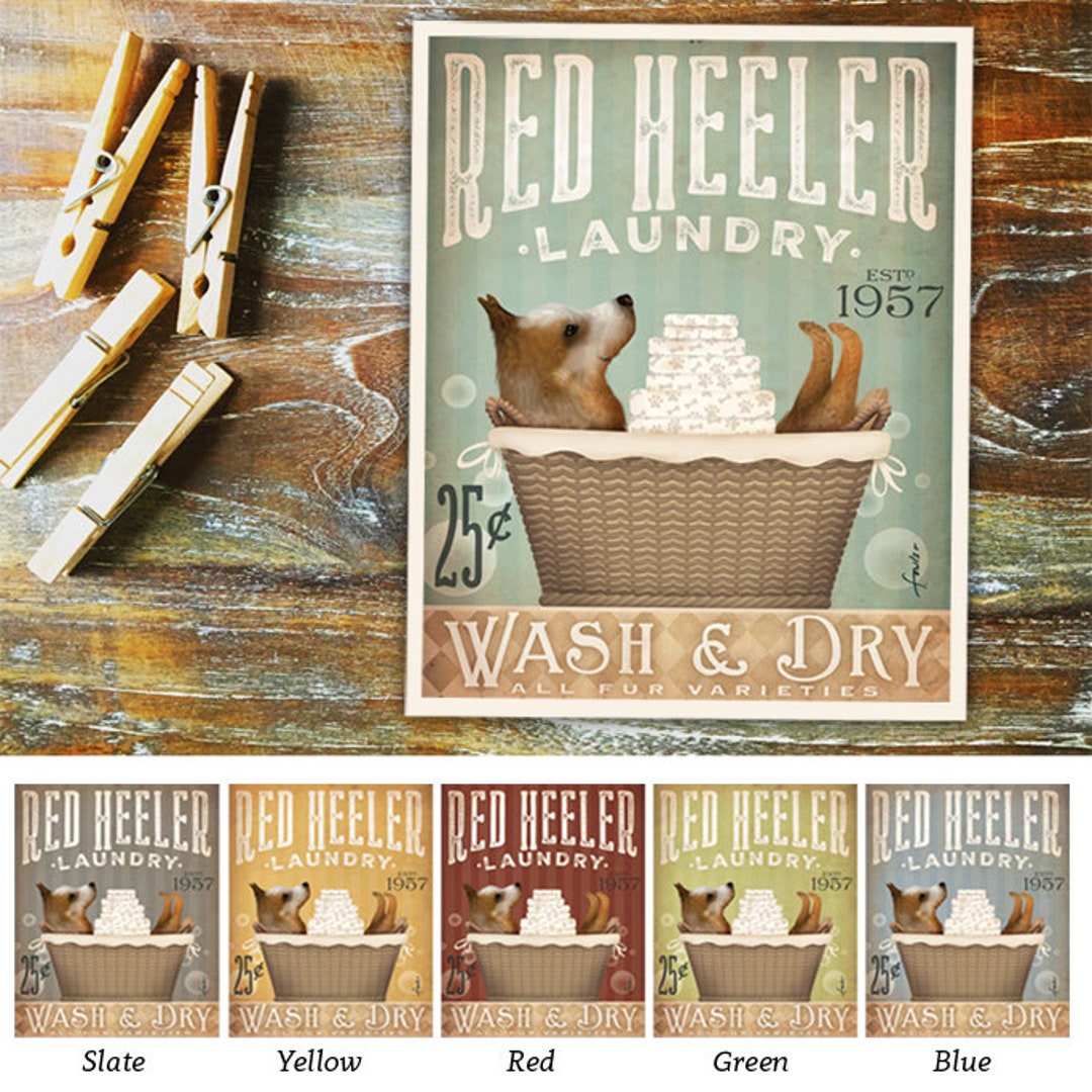 Red Heeler, Cattle Dog, Dog Lover, Australian Cattle Dog, Laundry ...
