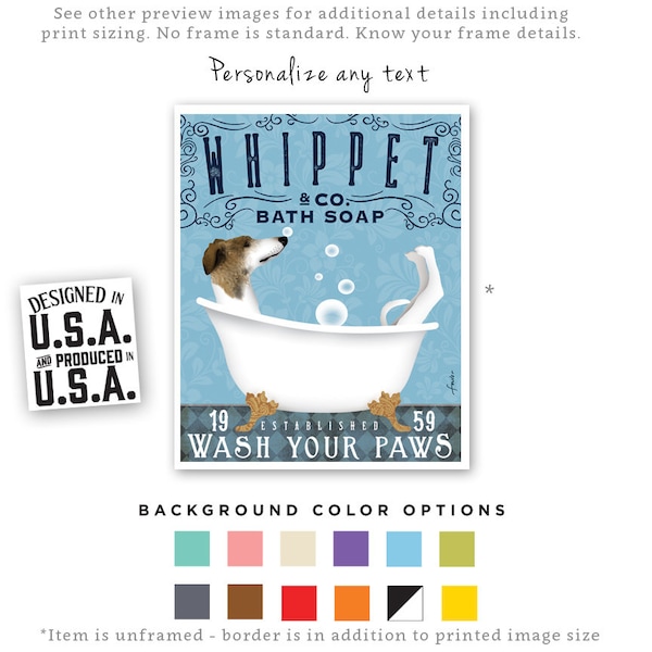 Whippet - Etsy