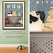 Pug Dog Kitchen Artwork Chef Cooking Dog Illustration in - Etsy