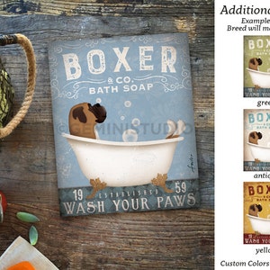 Boxer, Dog, Bath, Bubble, Bath, Clawfoot Tub, Soap, Bathroom, Powder ...