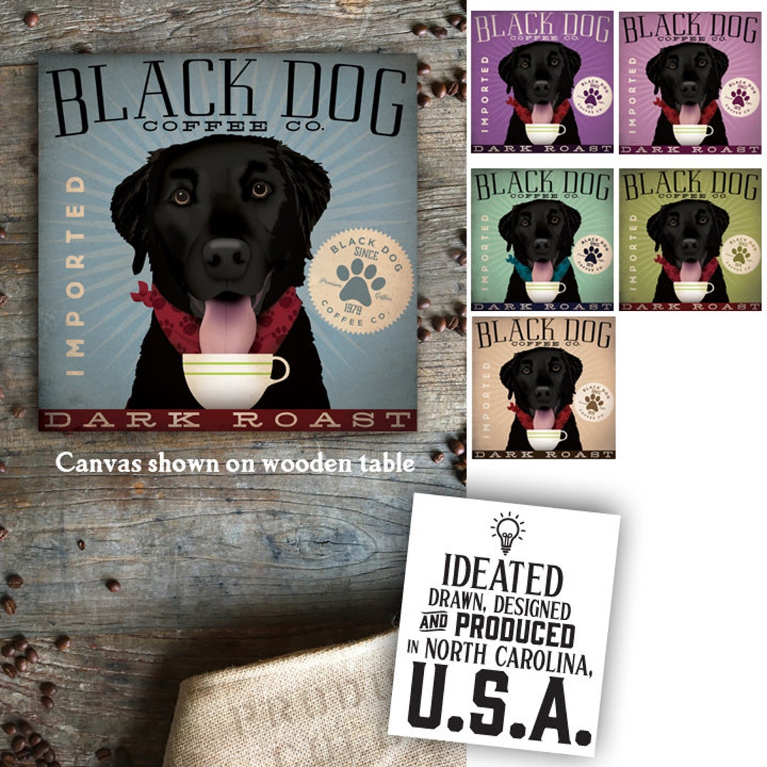 Black Dog, Lab, Labrador, Coffee Black, Coffee Drinker Labrador Graphic ...
