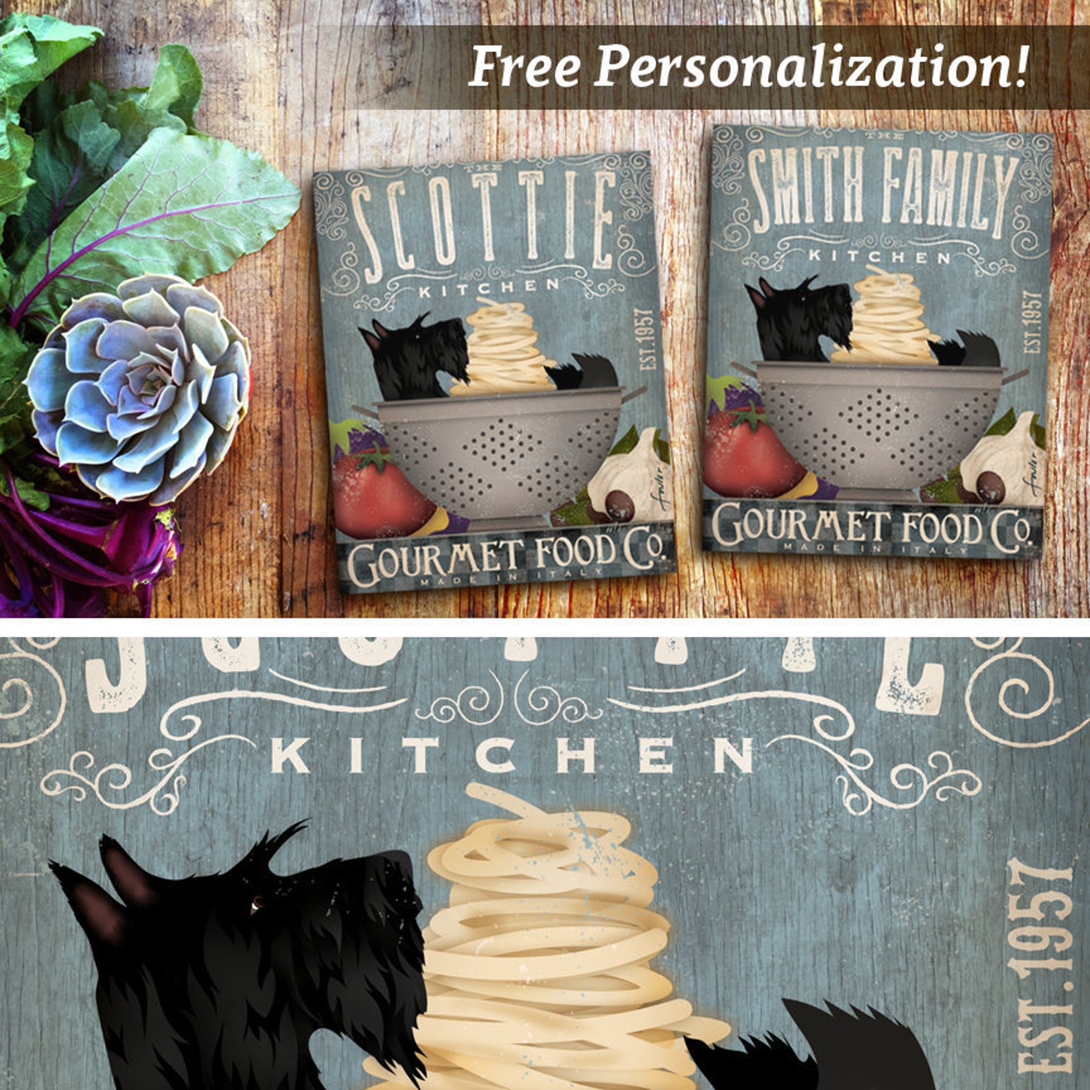 Lab Black Lab Labrador Dog Kitchen Artwork Chef Cooking Dog | Etsy