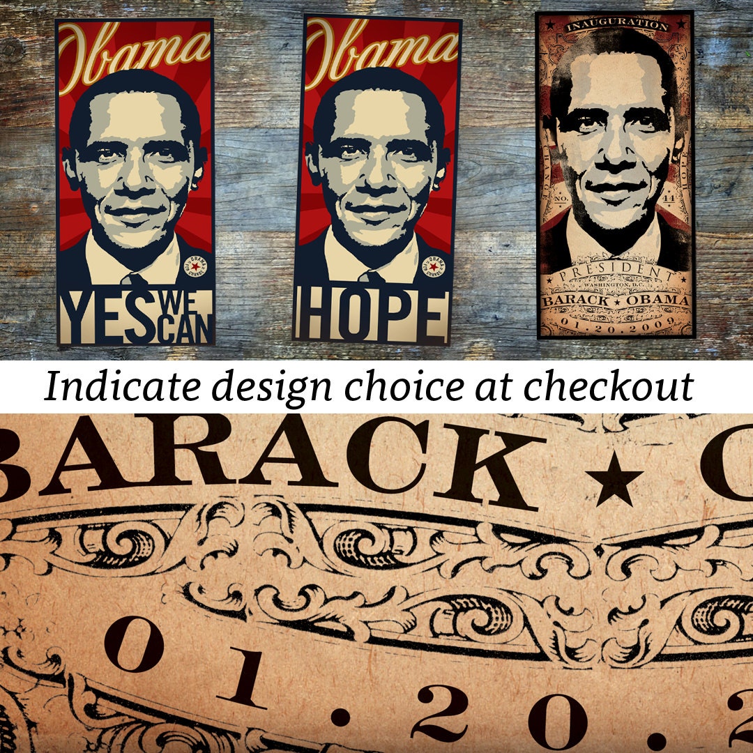 Obama Campaign Poster Yes We Can