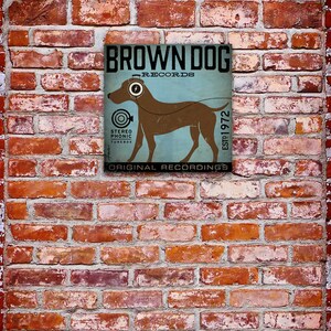 BROWN DOG Records Chocolate Labrador Album Artwork on Gallery Wrapped ...