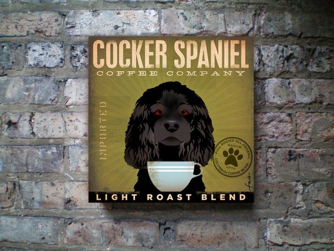 Cocker Spaniel, Dog, Coffee, Art, Artwork, Roast, Roaster, Arabica ...