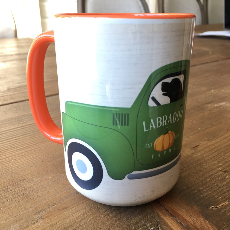 Black Dog, Lab, Labrador, Dog Pumpkin Autumnal Jack O Lantern Coffee ...