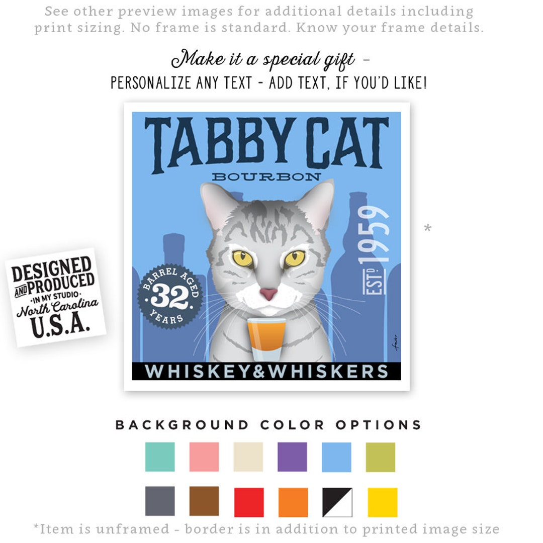 CAT Tabby, Grey, Feline,, Gray, Tabby, Bourbon, Whisky, Distillery ...