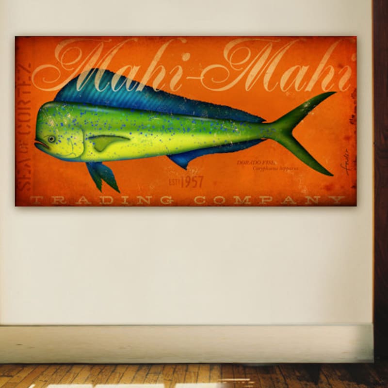 Mahi Mahi Drawing - Etsy