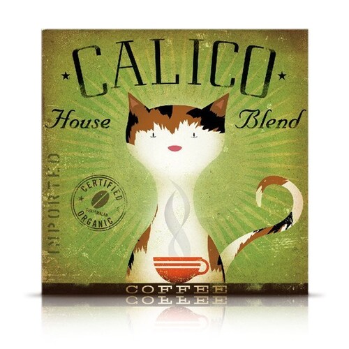 Calico Coffee Company Graphic Artwork Illustration Archival - Etsy