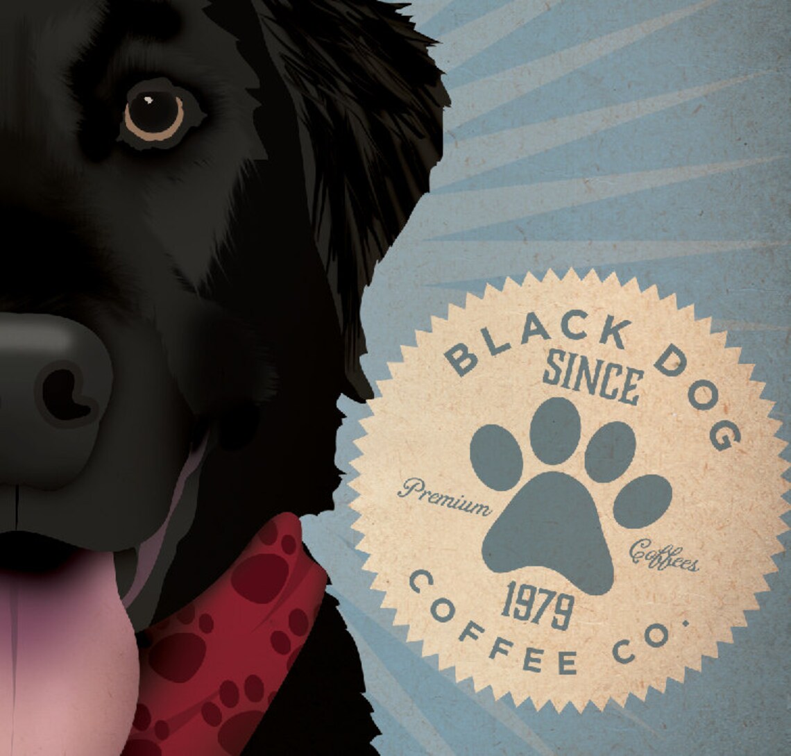 Lab, Labrador, Dog, Black Dog, Coffee, Coffee Lover, Dark Roast ...