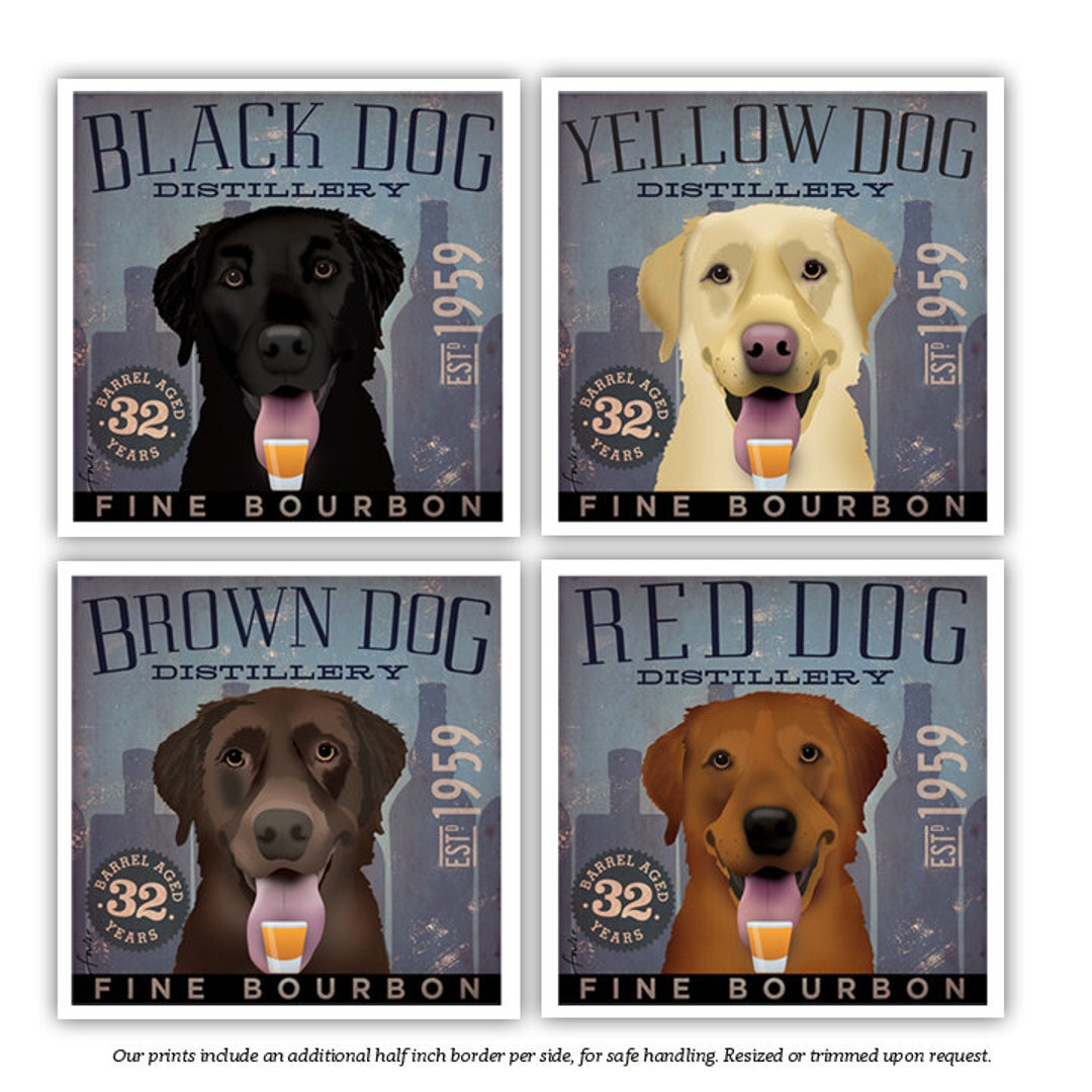Labrador, Lab, Black Dog, Red Dog, Dog, Dog Lover, Bourbon, Whiskey ...