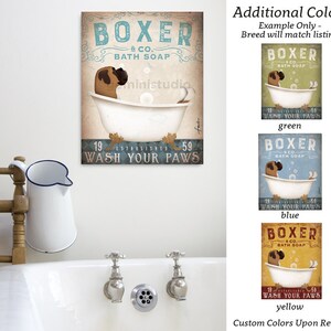 Boxer, Dog, Bath, Bubble, Bath, Clawfoot Tub, Soap, Bathroom, Powder ...
