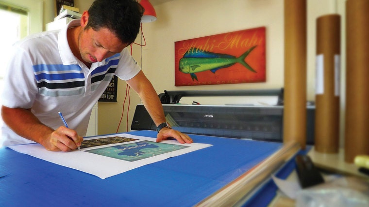 Calico Cat Tuna Company Original Illustration Giclee Signed | Etsy