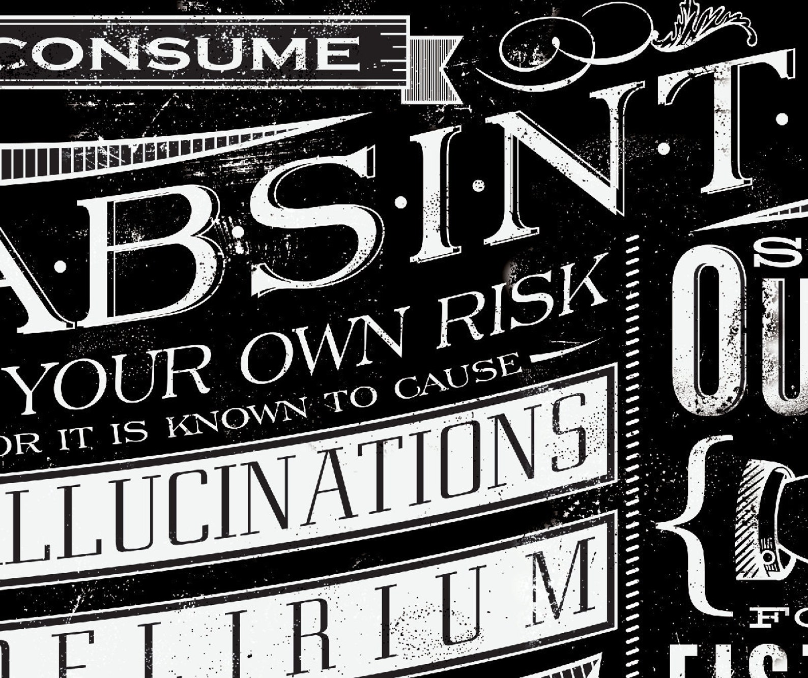 Bar Rules Typography Graphic Art Original Design by Stephen - Etsy