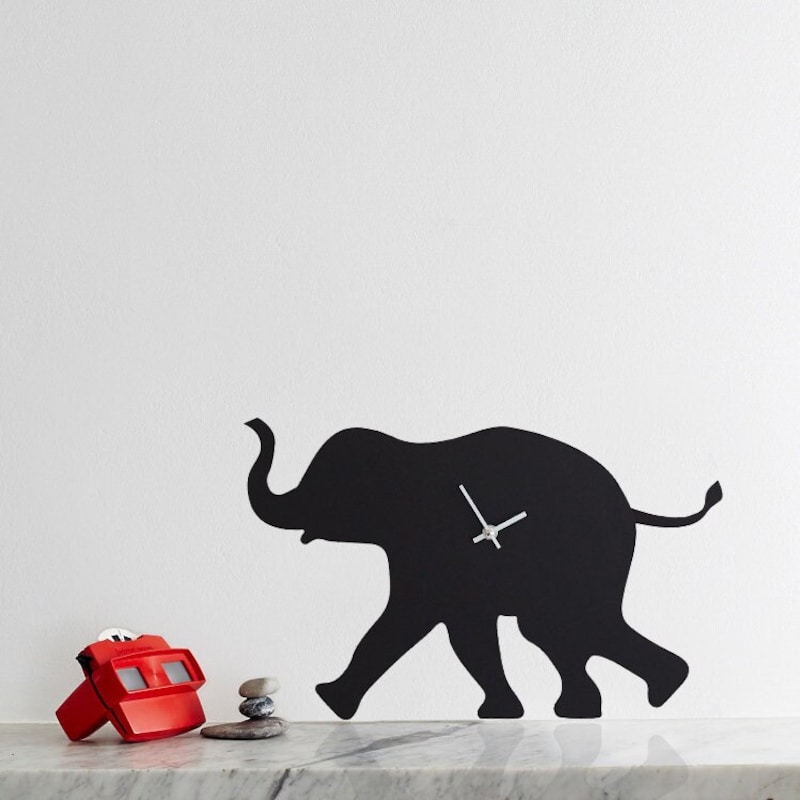 Elephant Clock - Etsy