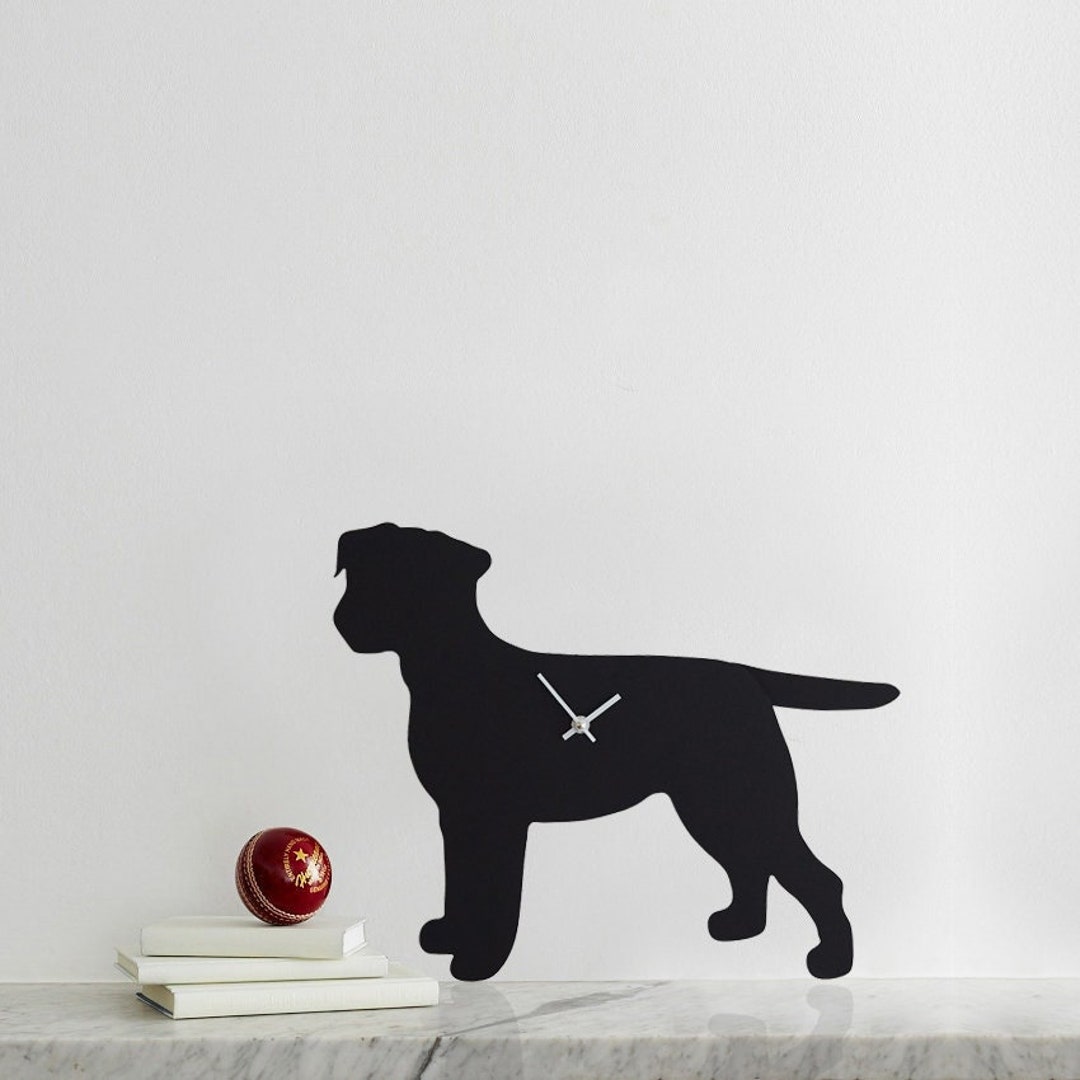 Border Terrier Clock With Wagging Tail - Etsy