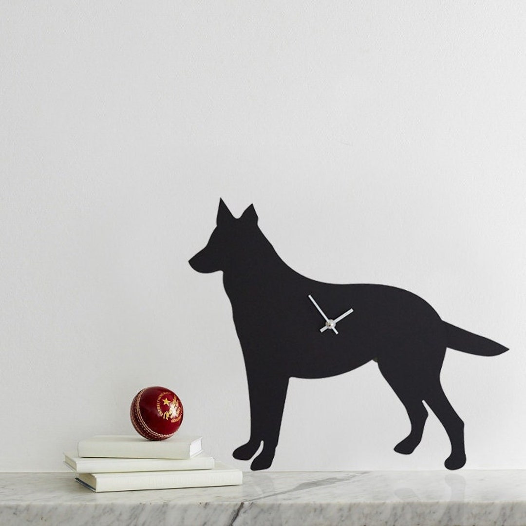 German Shepherd Clock With Wagging Tail - Etsy