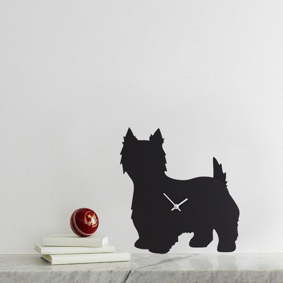 West Highland Terrier (westie) Clock With Wagging Tail - Etsy