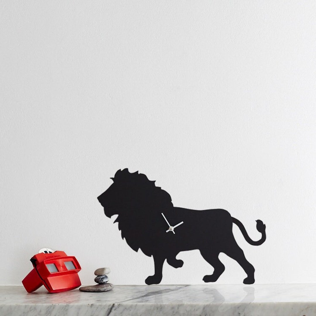 Lion Clock With Wagging Tail - Etsy