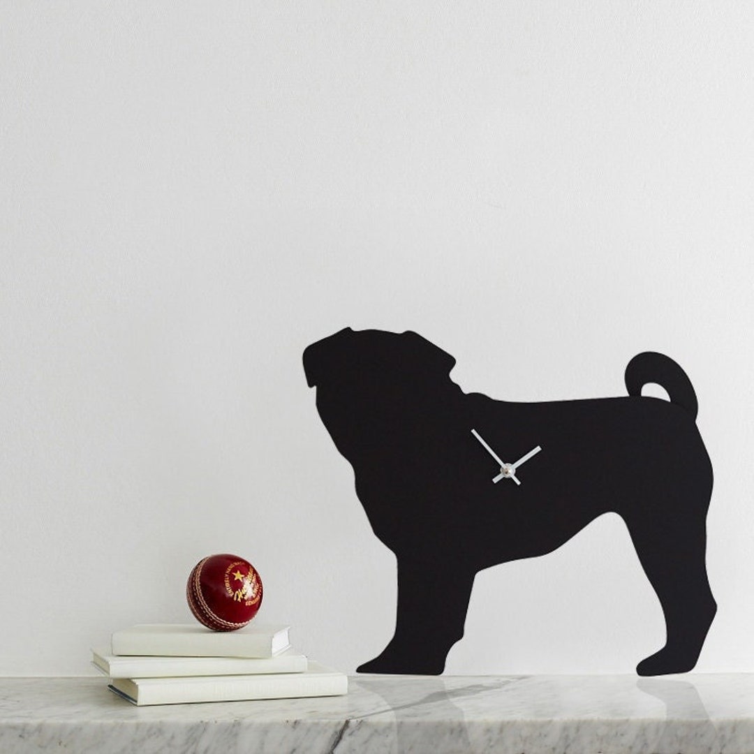 Pug Clock With Wagging Tail - Etsy